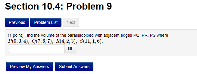 Solved Section 10.4: Problem 9 PreviouS Problem List Next (1 | Chegg.com