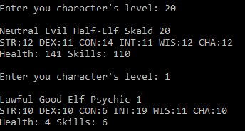 Pathfinder Random Character Generator : r/Pathfinder_RPG