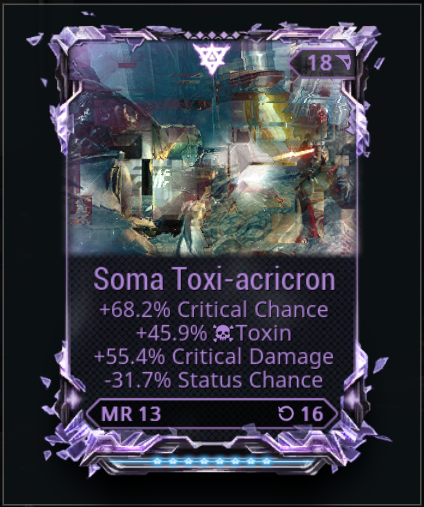 Top Tier Soma Riven (Auction) - Trading Post - Warframe Forums