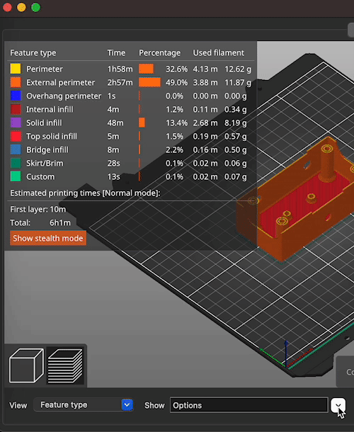 First click in the "Show->Options" dropdown is ignored · Issue #9504 · prusa3d/PrusaSlicer · GitHub