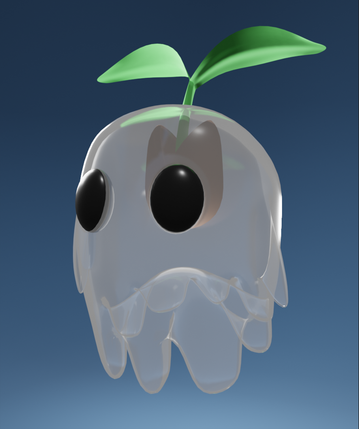 I made a little seedling ghost :D : r/Minecraft