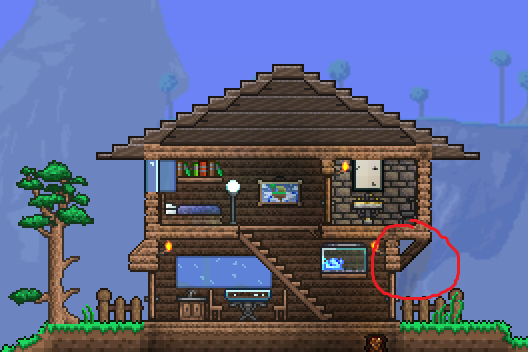 My First Real Roof : r/Terraria