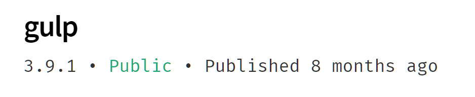 Publish Gulp V4 To Npm · Issue 2217 · Gulpjsgulp · Github