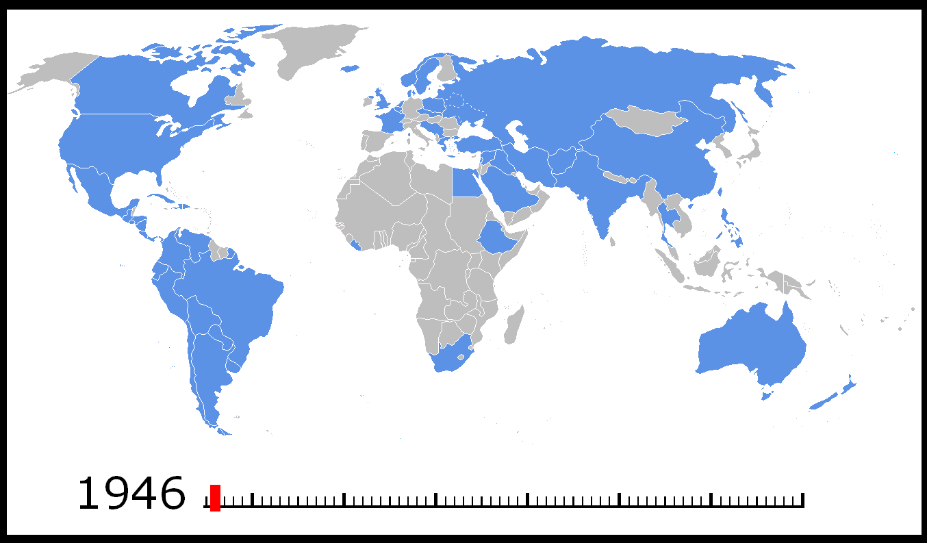 Flags of the United Nations, 1946-1947 : r/vexillology