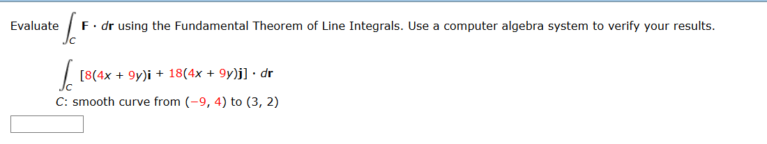 Solved Evaluate F Dr Using The Fundamental Theorem Of Line