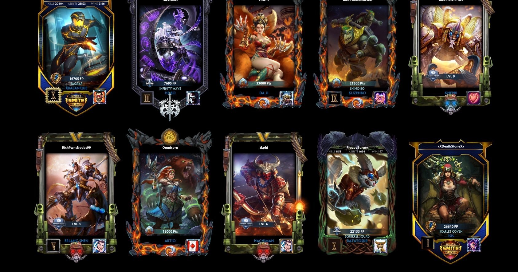 Holy shit that's a lot of stars : Smite