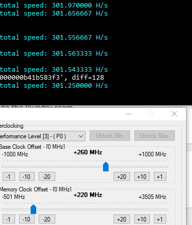 what are your clock + mem overclocking settings for max and stable ...