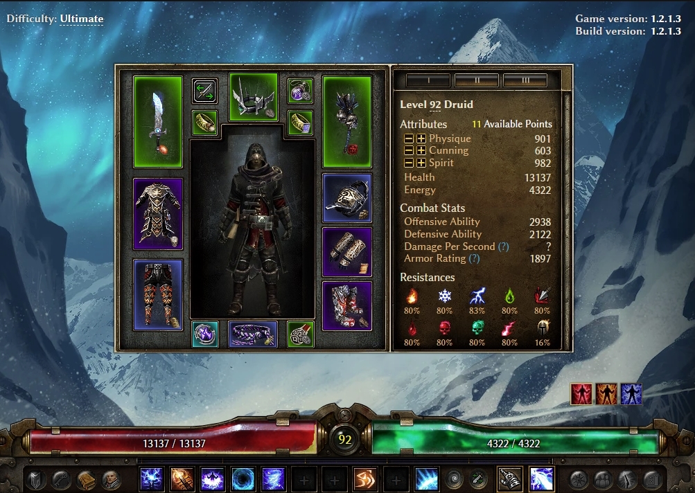 Showcase - Storm Totem Lightning Damage Druid - SSF and Faction Gear ...