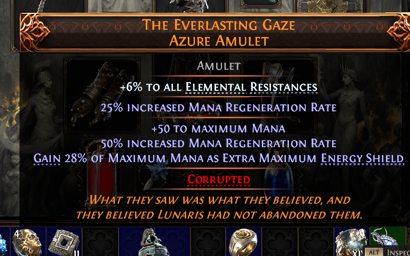 Need Everlasting Gaze Amulet - Topic - d2jsp