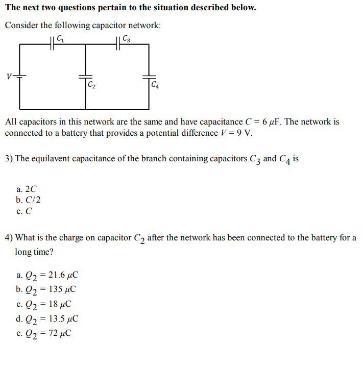 Solved The next two questions pertain to the situation | Chegg.com