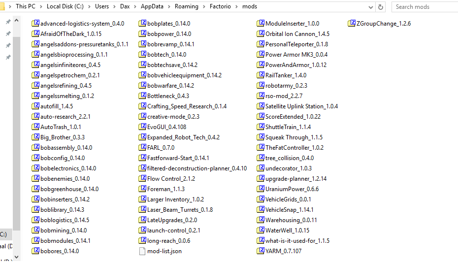Bob's/Angel's modpack I put together is missing the purple belts from ...