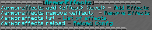 Armor Effects | SpigotMC - High Performance Minecraft