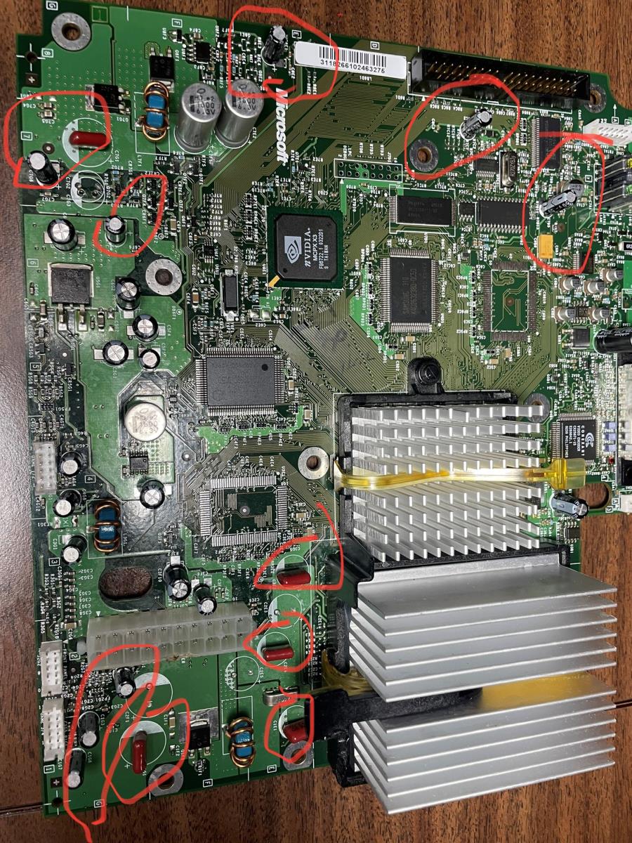 Question - Xbox OG V 1.2/1.3 softmodded, fragged after replacing blown ...