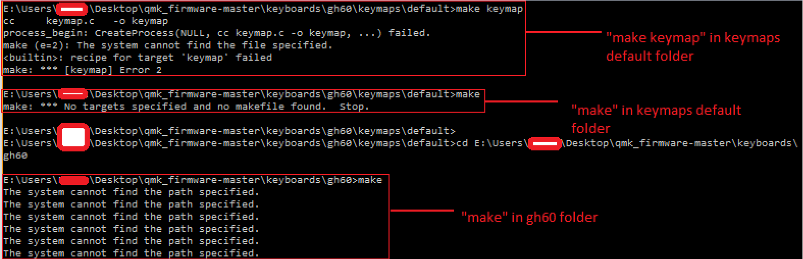 Cant Make Hex File With Qmk Firmware R Olkb