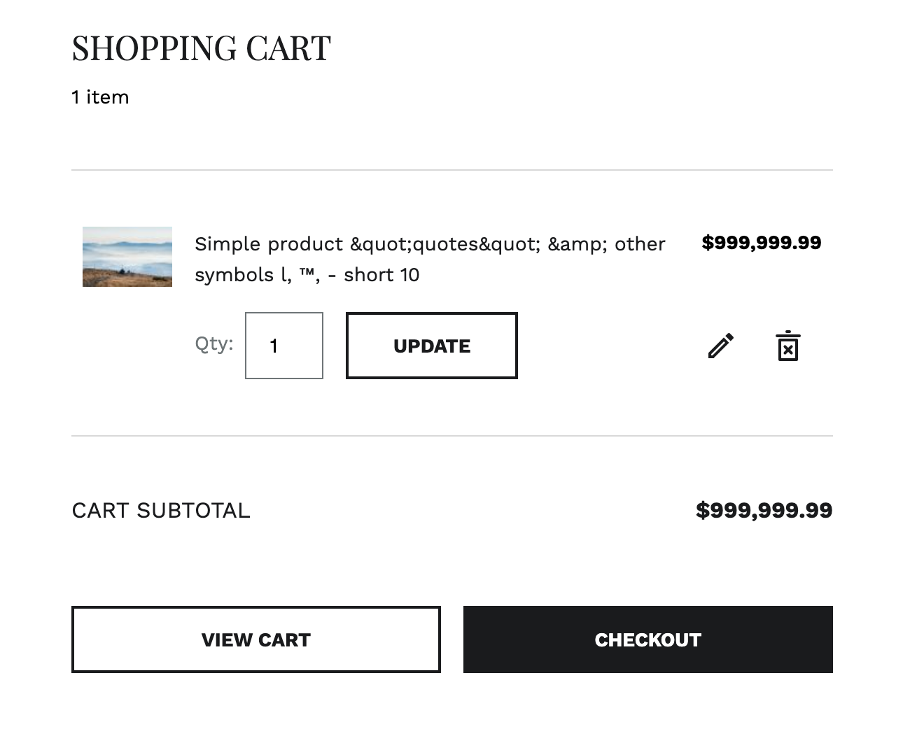 Minicart product name - not covered cases · Issue #29075 · magento/magento2 · GitHub
