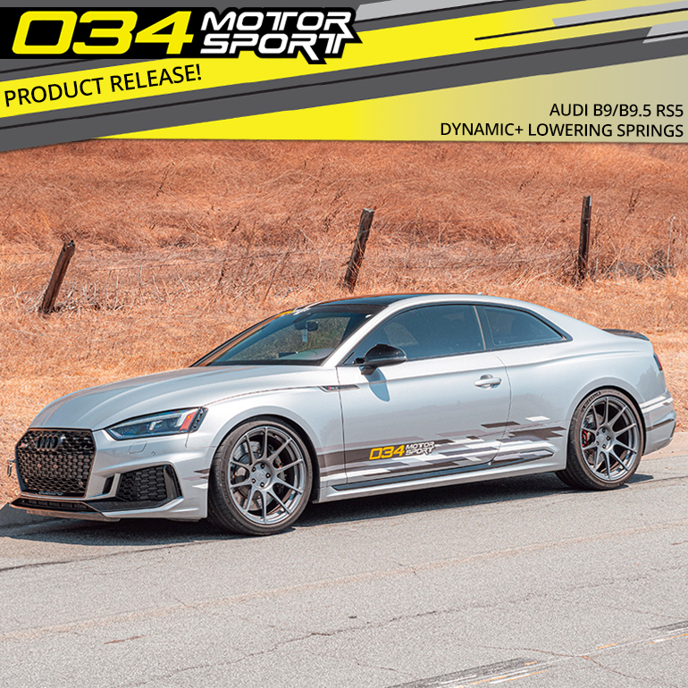 Now Available: 034Motorsport Dynamic+ Lowering Springs for the B9/B9.5 RS5