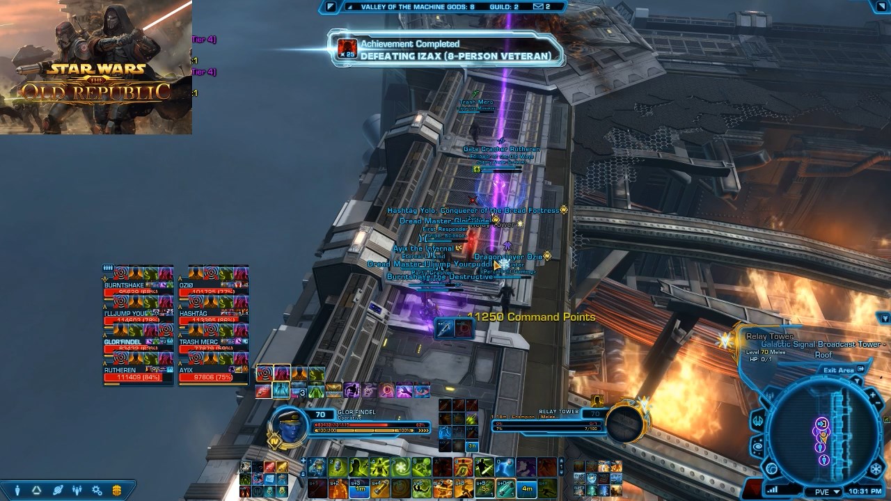 Izax Veteran Progression Rankings - Flashpoints, Operations, and Heroic ...