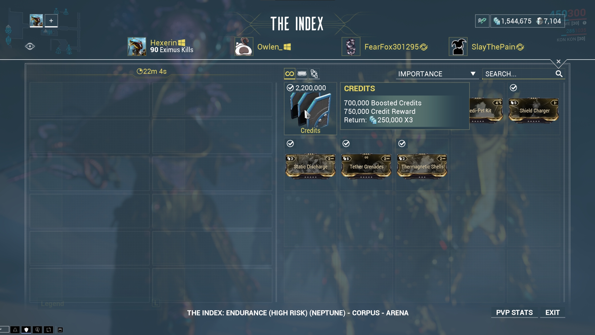 Index not giving correct amount of credits with boosters? - General ...