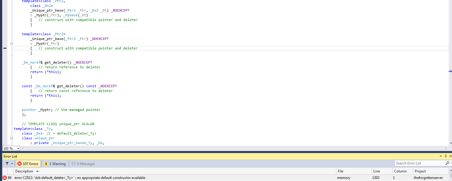 Error while compiling newest nightly. · Issue #1557 · otland/forgottenserver · GitHub