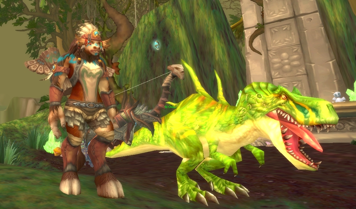 My GF's highmountain tauren hunter. : r/Transmogrification