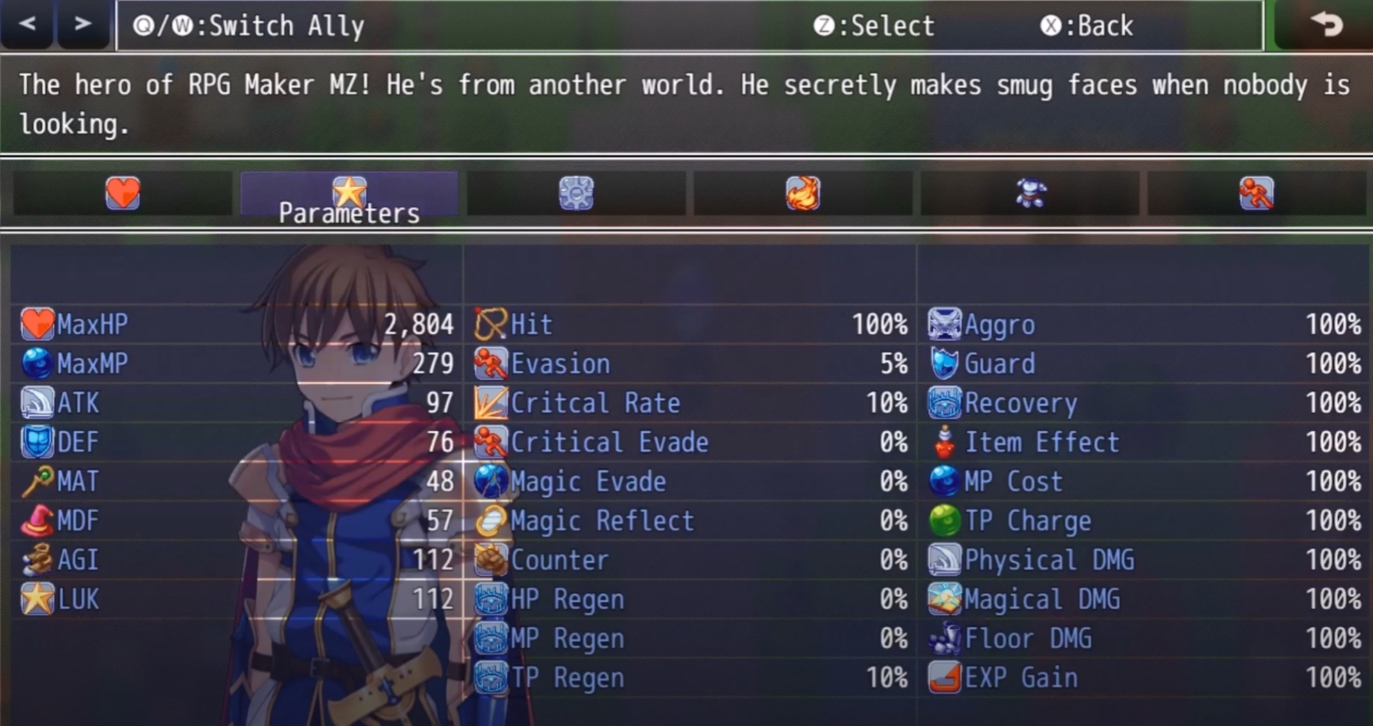 MZ - (HELP BUFF ICON) Yanfly : Items & Equips Core VisuMZ | RPG Maker ...