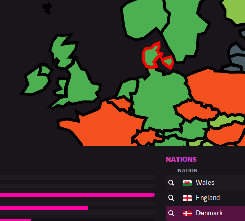 View countries in scouting knowledge map - Reviewed - Sports ...