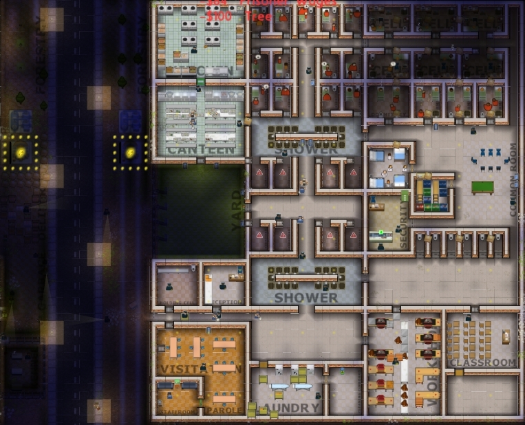 Not a very big prison but it's the first time I managed to keep them ...
