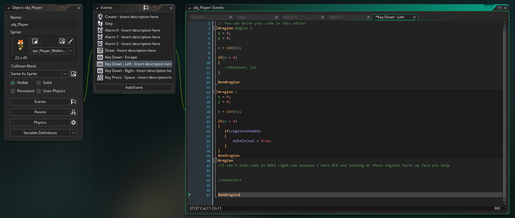 Feedback - Request: Multiple code blocks in events, like in the older ...