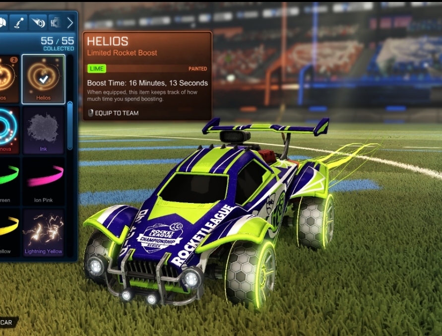 Full lime rlcs octane (lime apex, lime helios, lime decal and lime ...