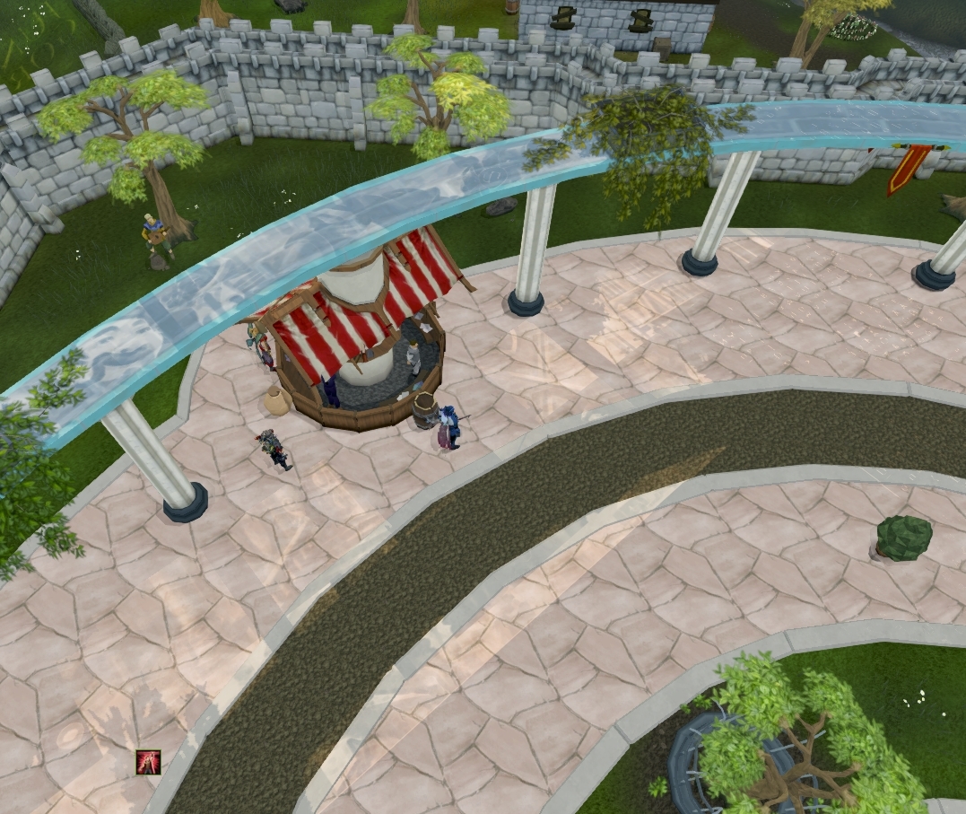 (Graphical Bug) Lobby screen graphics ingame. : r/runescape