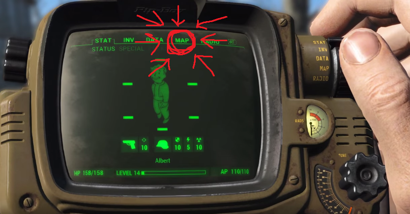 So, is there a map function? : r/fo4