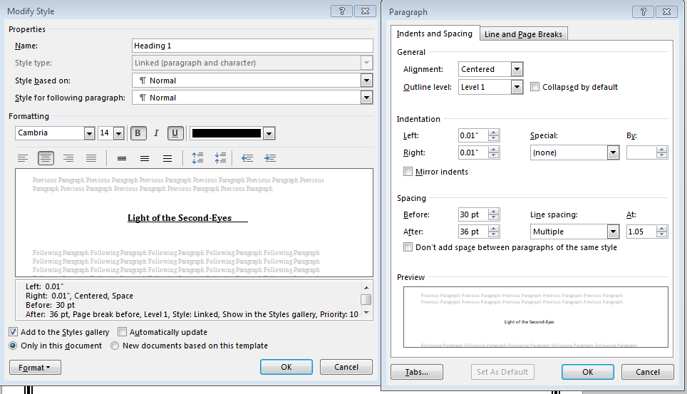 Look Inside spacing problem.