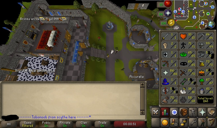 10 hp 1100 + total 99 smith, heron pet | Sell & Trade Game Items | OSRS ...