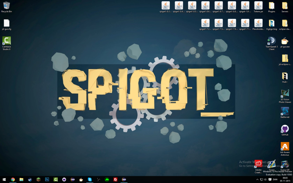 Where is your taskbar? | SpigotMC - High Performance Minecraft