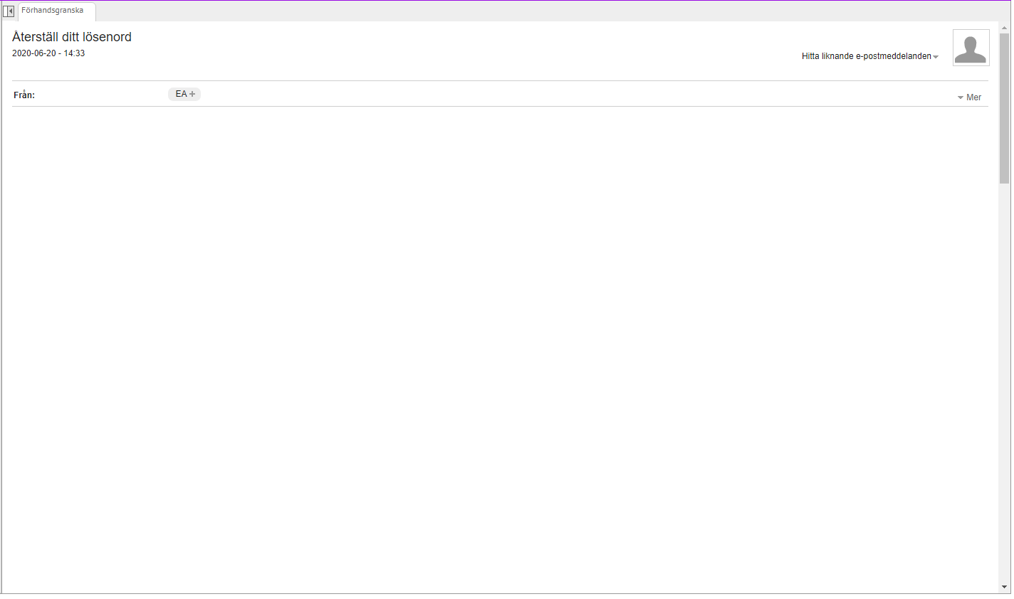 Blank password recovery email : r/origin