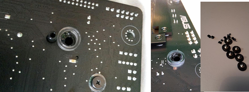 ASUS Maximus XI Code, back of the Mobo damaged? : r/buildapc