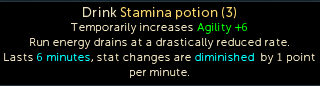 We got stamina pots now with the new update! : r/runescape