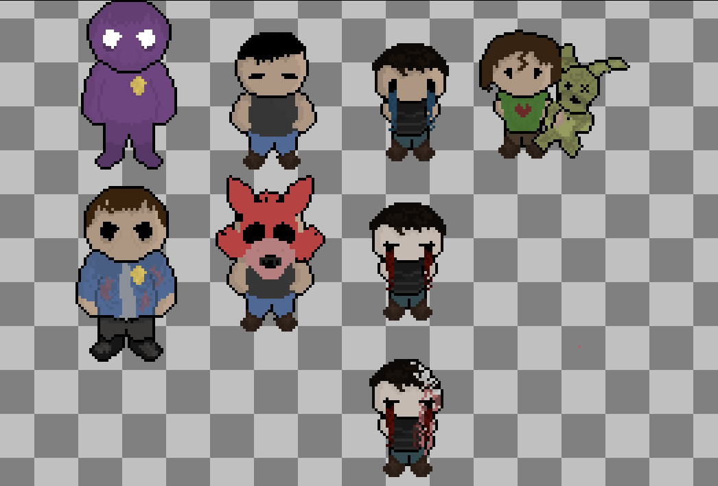 Updated my FNAF sprite collection! (More info in comments!) : r ...
