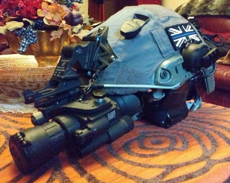 Updated helmet setup : r/airsoft