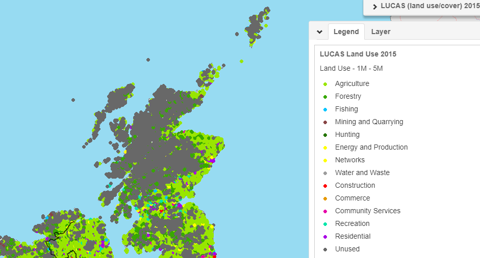Land use in Scotland - 2015 : r/Scotland