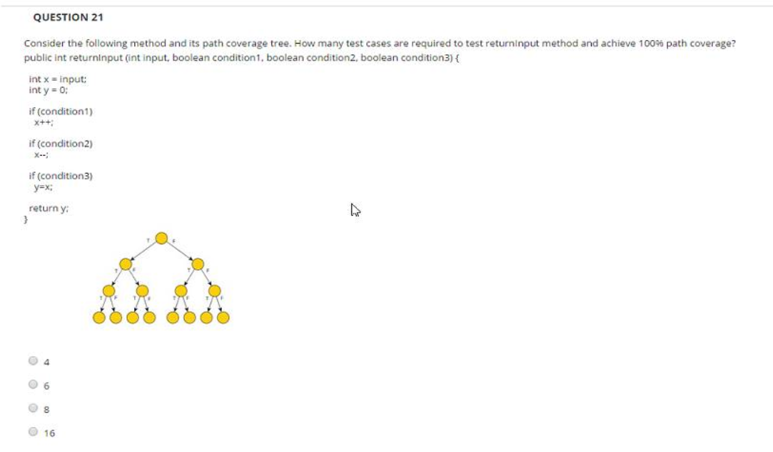 Solved QUESTION 21 Consider the following method and its | Chegg.com