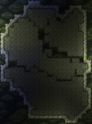 I randomly made a face while hammering out this marble biome. : r/Terraria