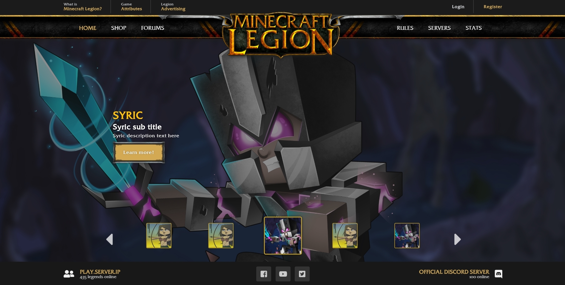 MOBA network in Minecraft - in development - Minecraft Legion | BuiltByBit