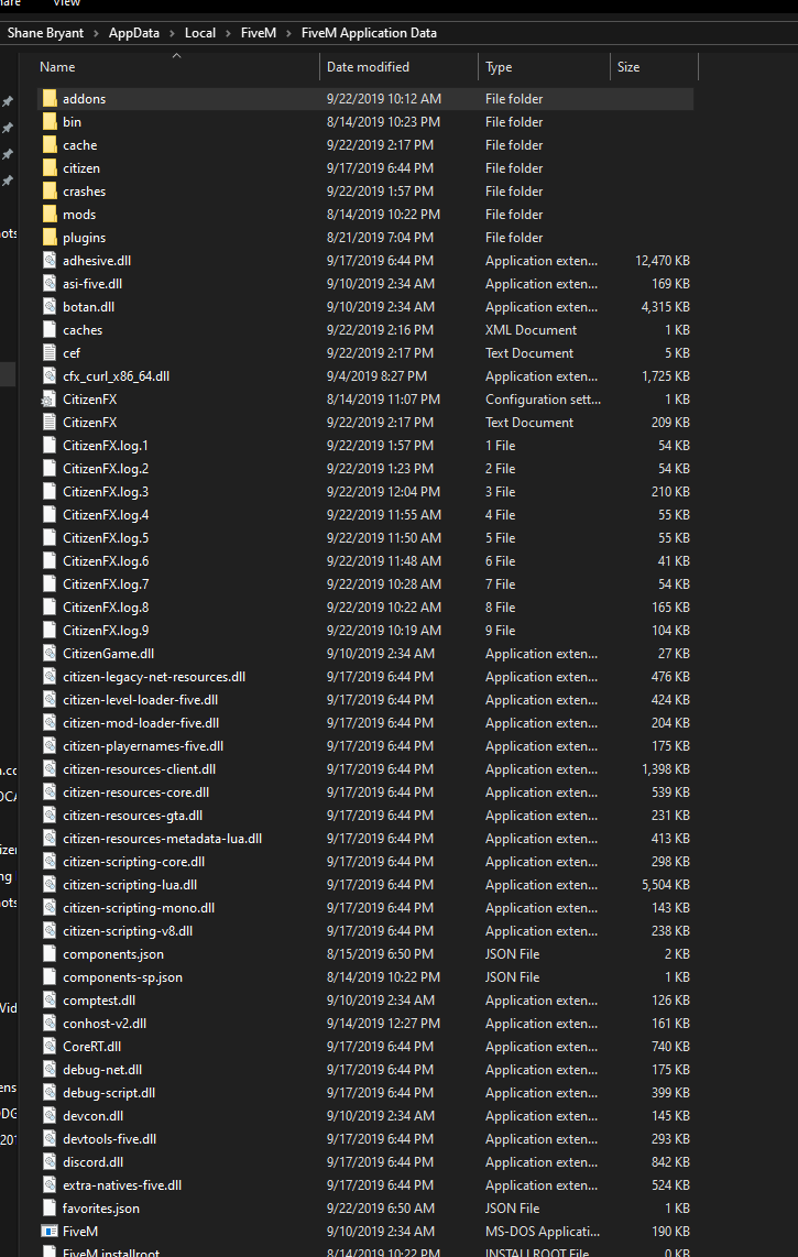 Clear Cache Everytime I Sign into my server - FiveM Client Support ...