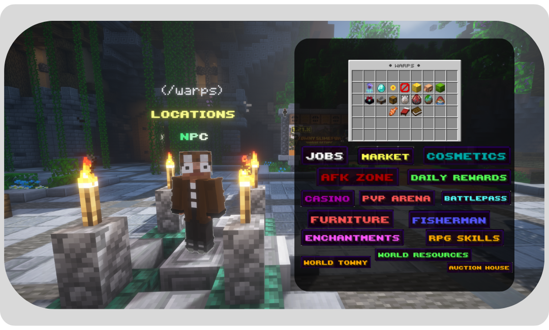 Towny Slimefun Premium Setup Minecraft Map