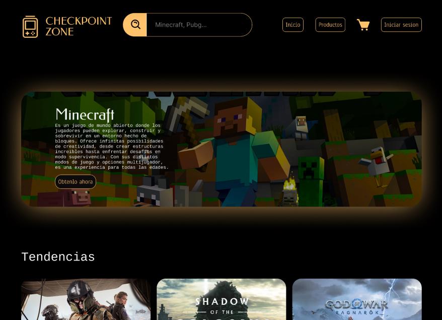 GitHub - No-Country-simulation/s19-05-m-webapp: Checkpoint Zone es tu destino gamer: consolas ...