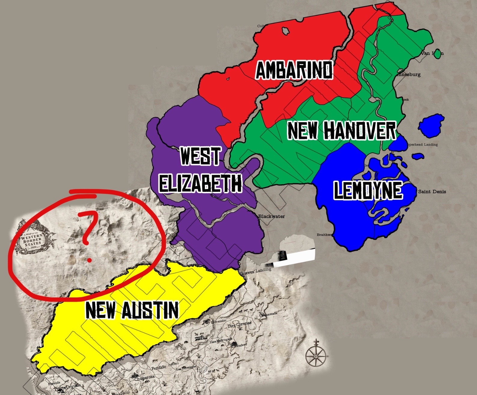 Mapping Red Dead Redemption 2! Landmark Analysis Thread - Page 232 ...