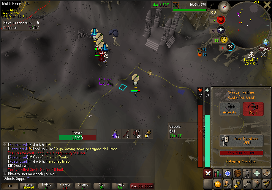 Saturday: Clearing Blowpipes from Slayer caves - Wilderness - The ...