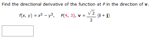 Solved Find the directional derivative of the function at P | Chegg.com