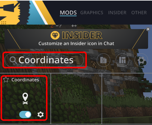 Coordinates Mod | Badlion
